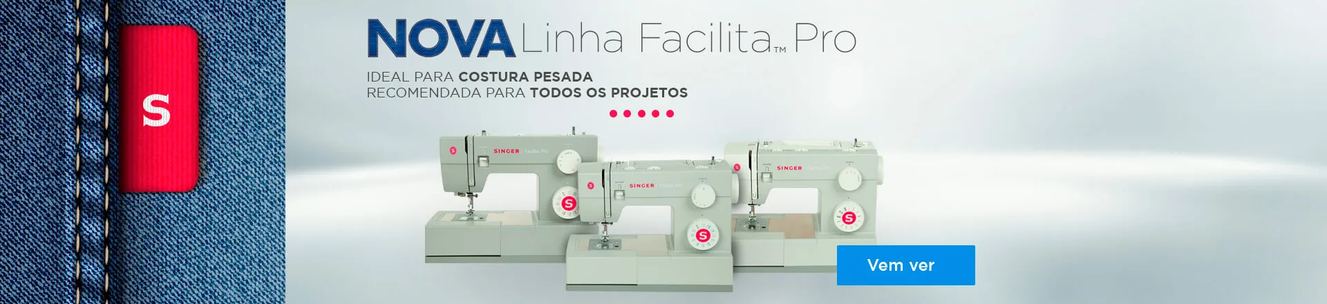 Máquina de Costura Doméstica, Industrial e Acessórios Singer